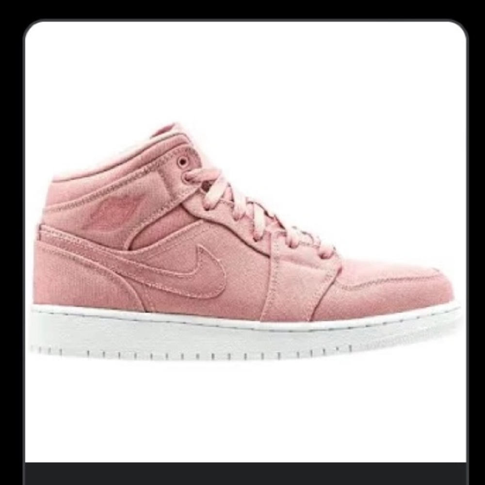 Authentic Pink Nike Air Jordan 1 Retro Mid, - Gem